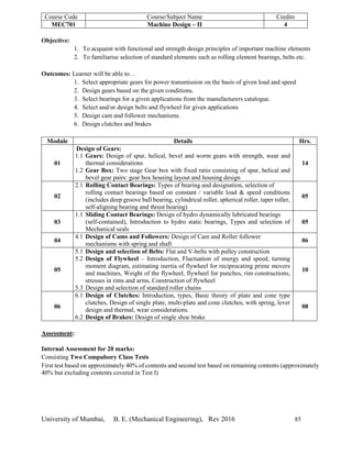 Machine design II Syllabus mumbai university.pdf