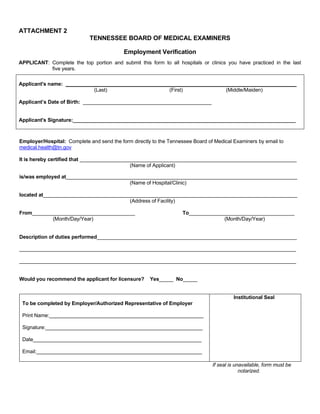 Licensure as a Temporary International Medical School Graduate | PDF