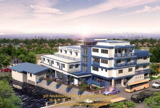 Institutional Architecture 3D Design and Presentation | PDF