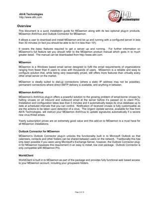 Md install guide | PDF