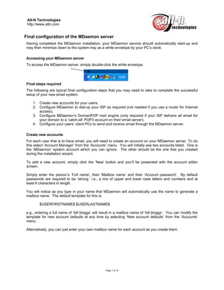 Md install guide | PDF