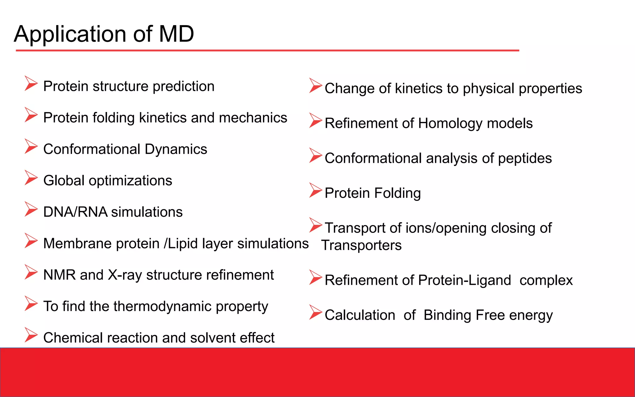 Molecular Dynamic: Basics | PPTX