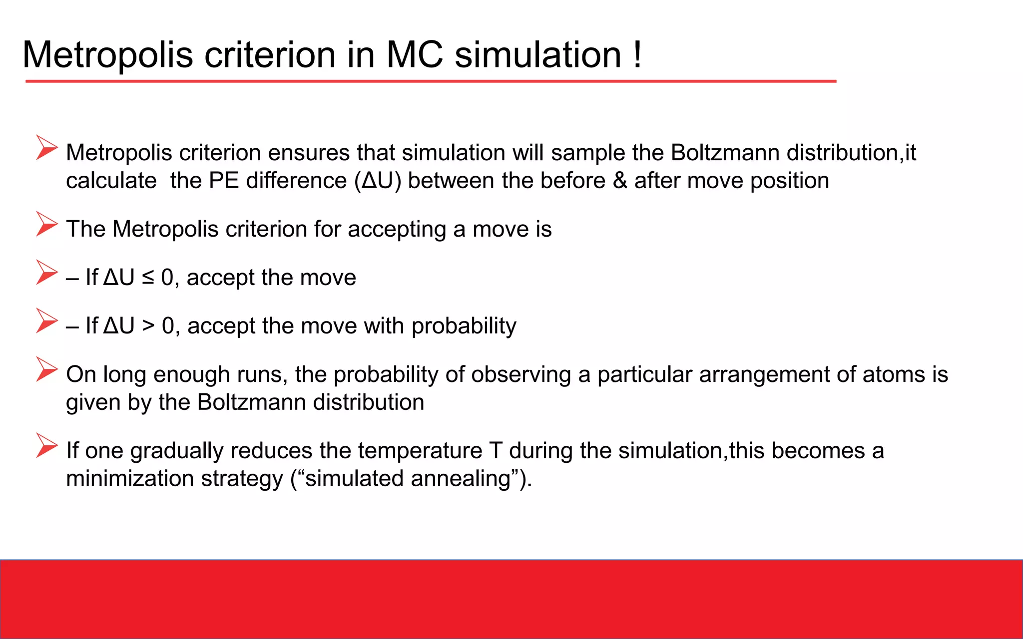 Molecular Dynamic: Basics | PPTX