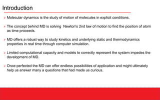Molecular Dynamic: Basics | PPTX