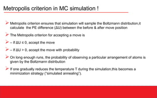 Molecular Dynamic: Basics | PPTX