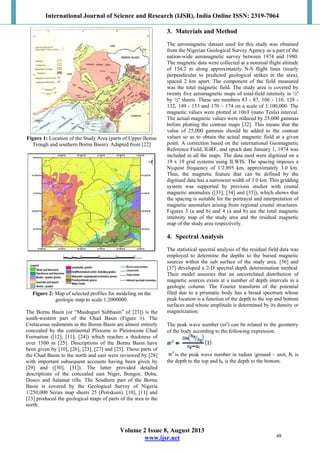 Spectral Depth Analysis of Parts of Upper Benue Trough and Borno Basin, North-East Nigeria ...