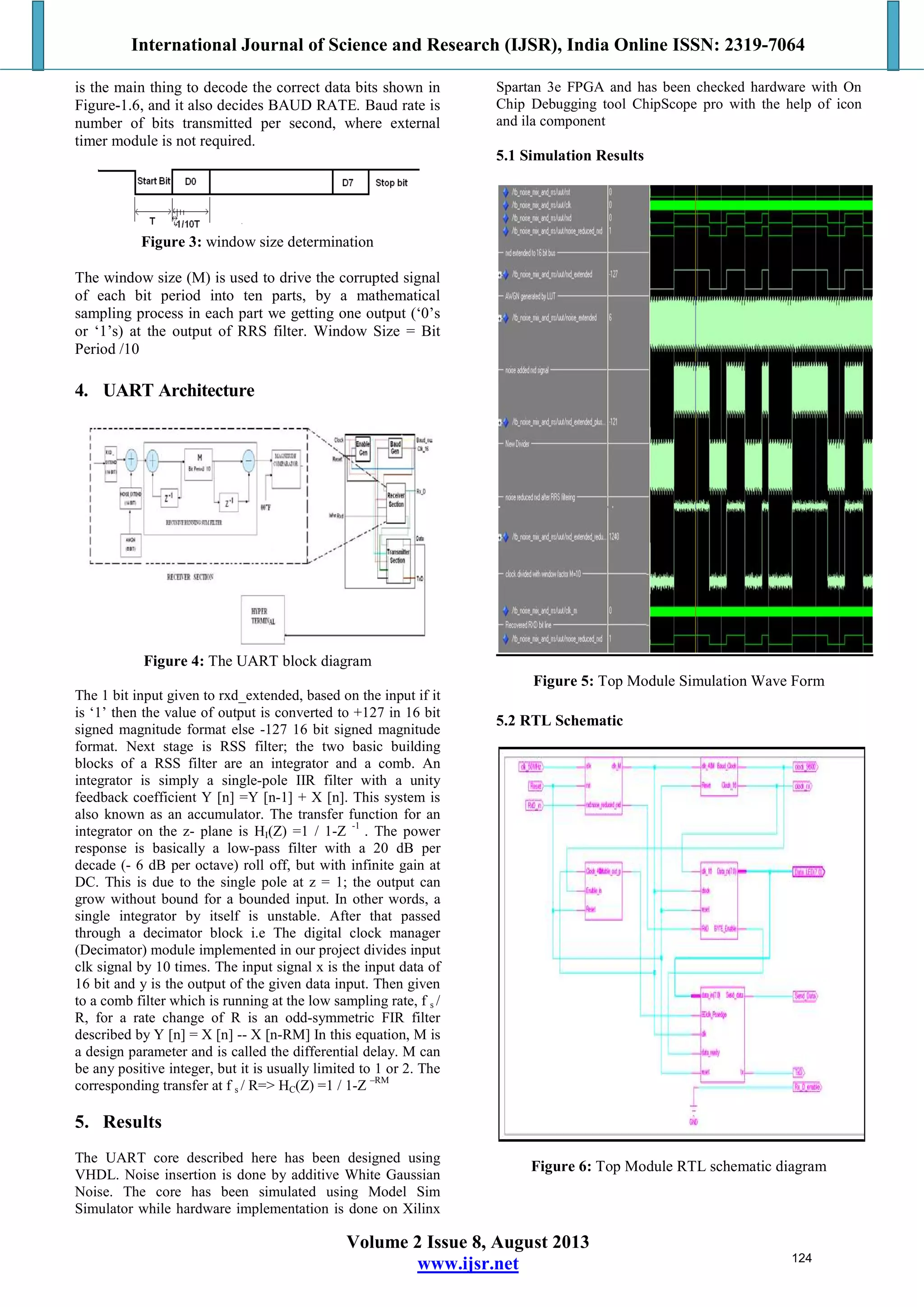 Noise Immune and Area Optimized Serial Interface for FPGA based ... Noise Immune and Area Optimized Serial Interface for FPGA based ...