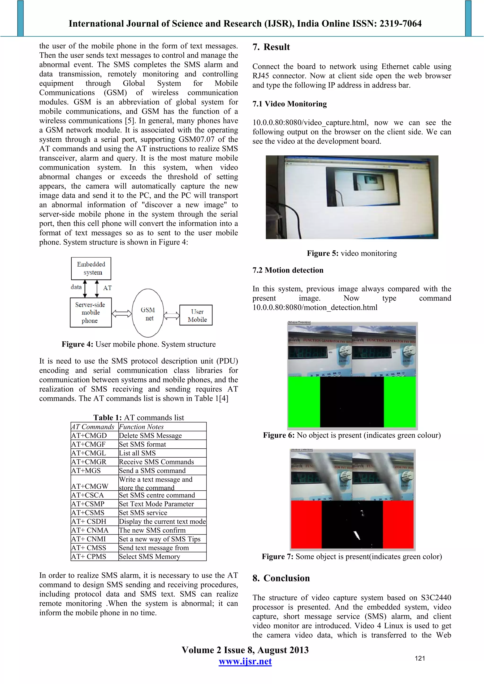 Design Of Remote Video Monitoring And Motion Detection System Based On Arm Linux Platform And