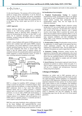 Implementation of Low Power Test Pattern Generator Using LFSR | PDF ...