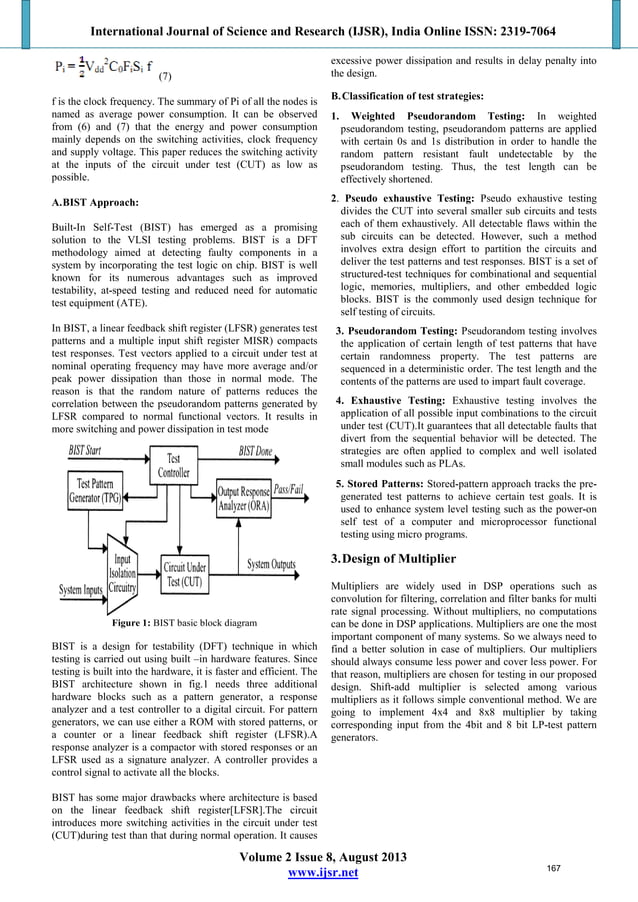 Implementation of Low Power Test Pattern Generator Using LFSR | PDF ...