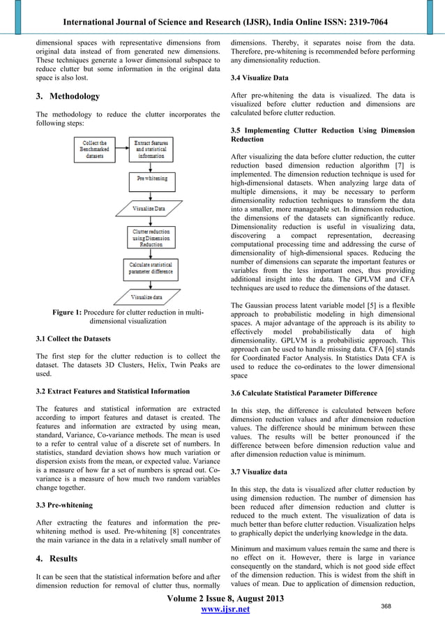Clutter Reduction In Multi Dimensional Visualization By Using Dimension Reduction Pdf