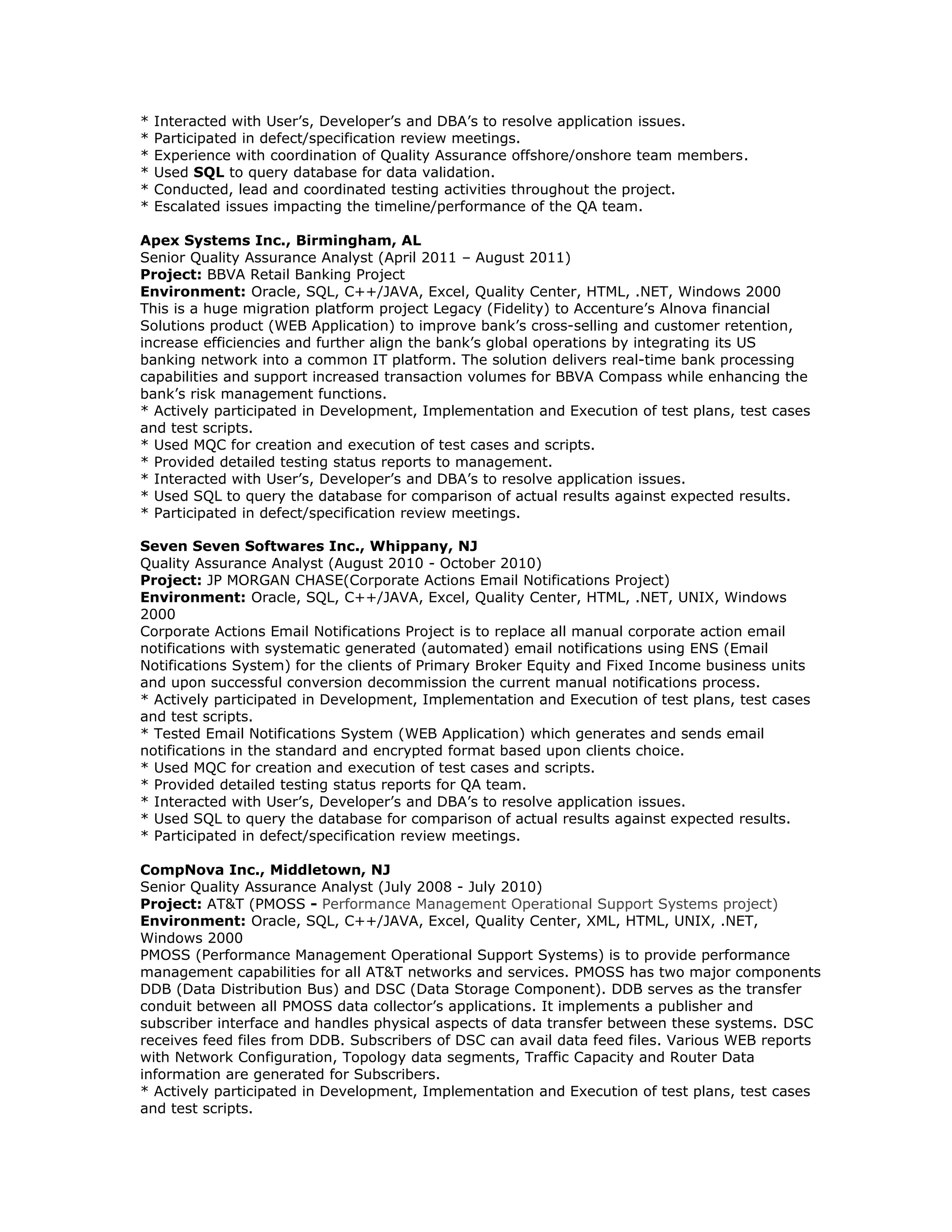 Mdk resume | DOC