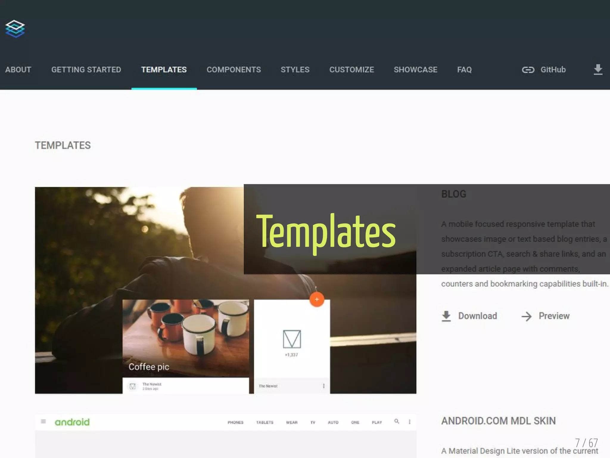 introduction to material design lite MDL | PPT