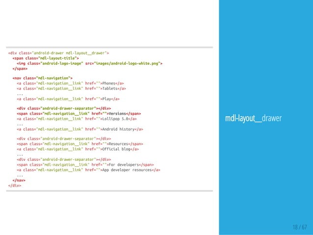 Introduction To Material Design Lite Mdl Ppt