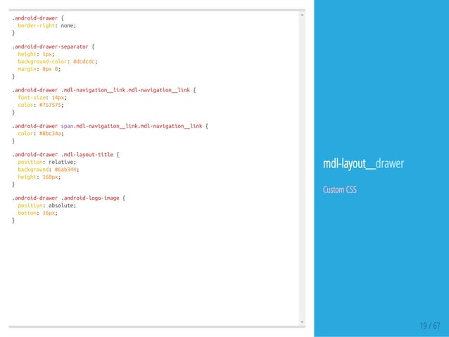 introduction to material design lite MDL | PPT