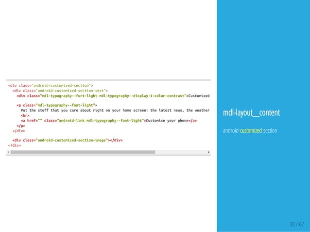 introduction to material design lite MDL | PPT