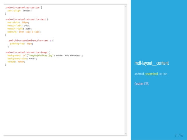 introduction to material design lite MDL | PPT
