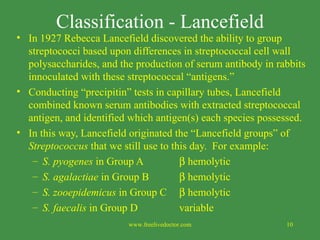 Mdl 237 Streptococci | PPT