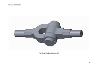 The Knuckle Joint Assembly | DOCX