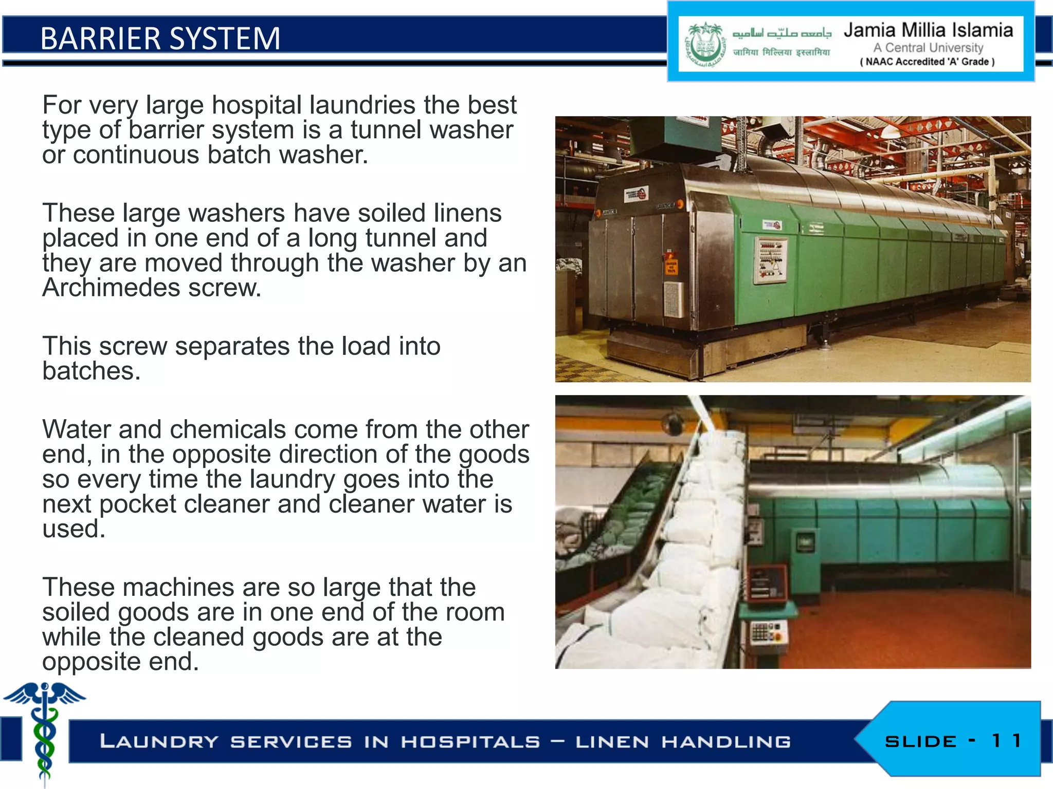 Laundry services in hospitals –linen handling | PDF