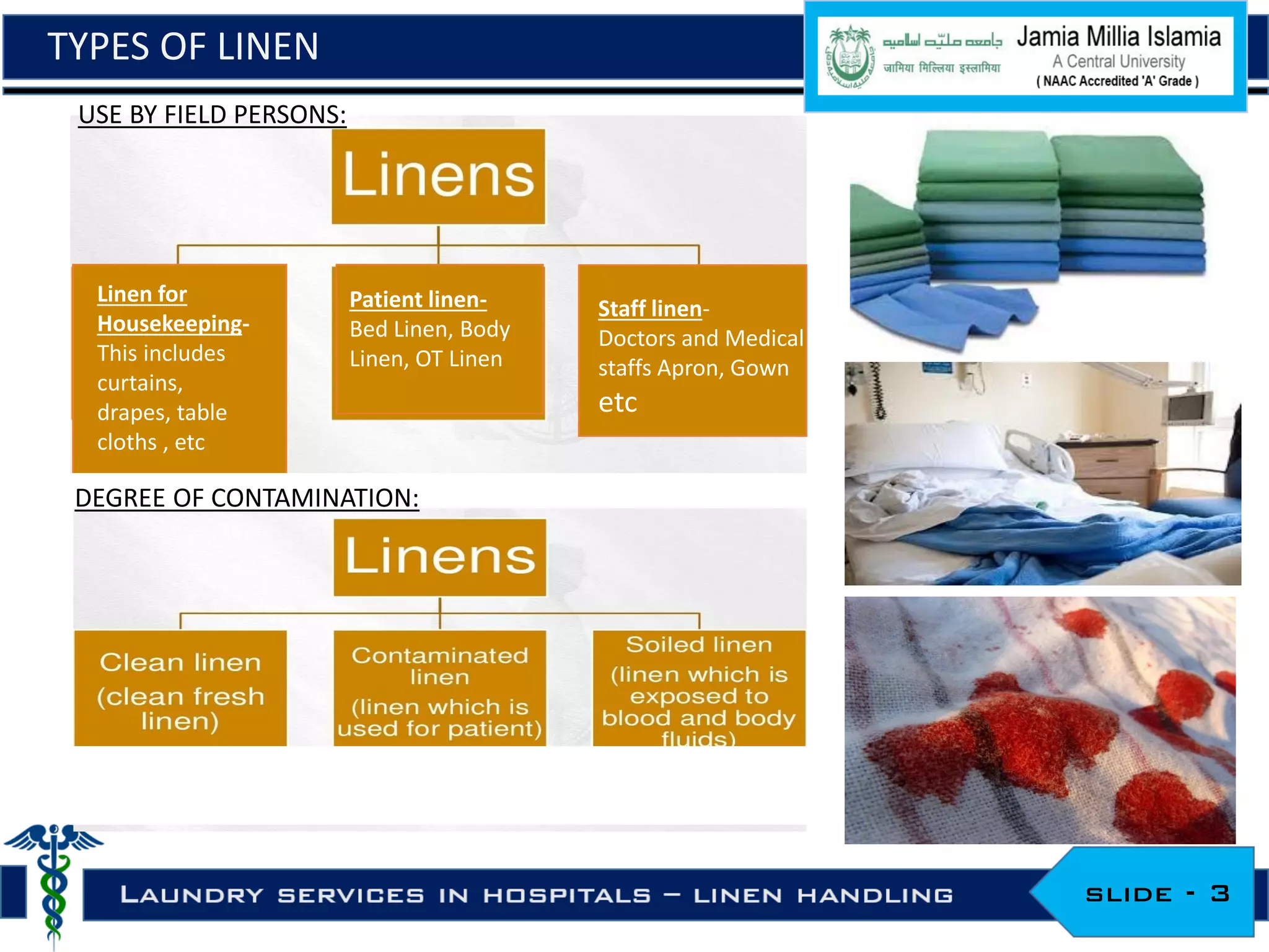 Laundry services in hospitals –linen handling | PDF