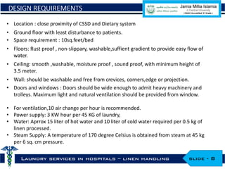 Laundry services in hospitals –linen handling | PDF