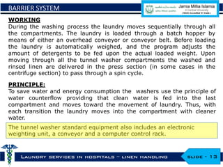 Laundry services in hospitals –linen handling | PDF