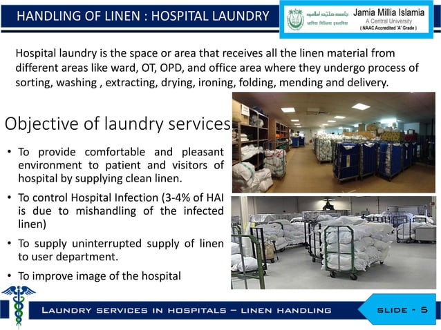 Laundry services in hospitals –linen handling | PDF | Bath and Shower ...
