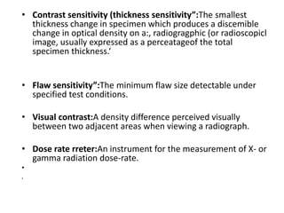 Radiography ndt | PPTX