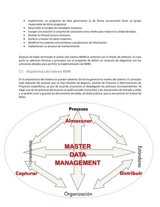 Master Data Management - MDM - Pasos para implementar MDM | PDF