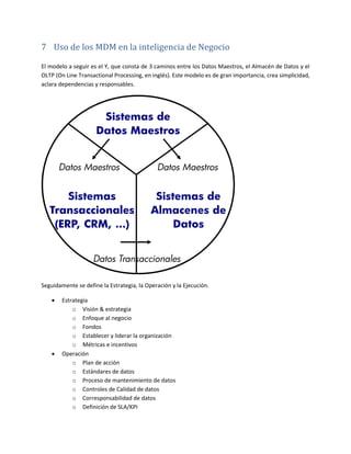 Master Data Management - MDM - Pasos para implementar MDM | PDF