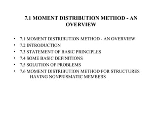Moment Distribution Method | PPT