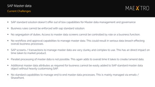 SAP MDM using Maextro | PPTX