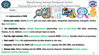 Manufacturing Data Management (MDM.)pptx | PPTX