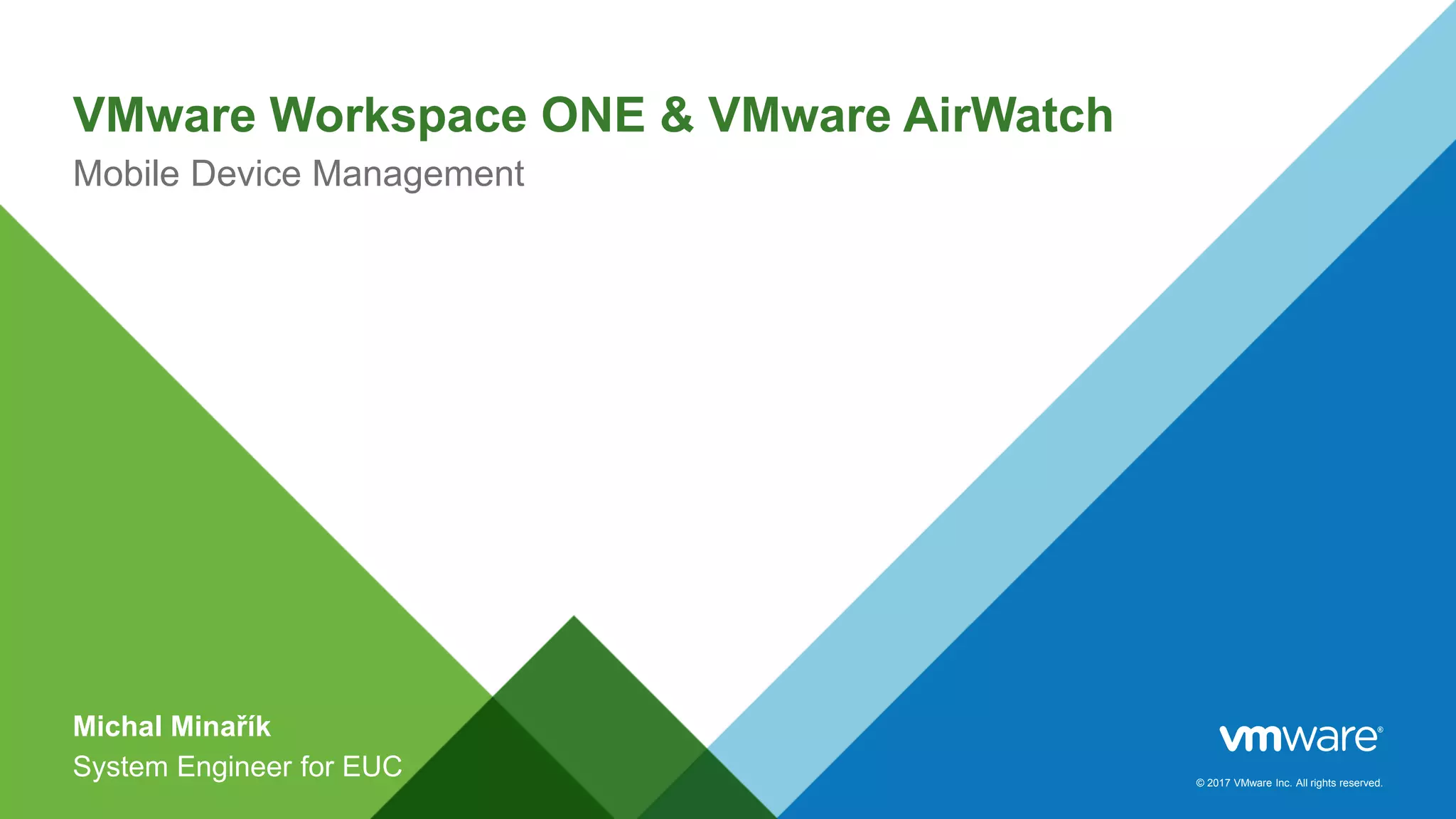 Vmware Workspace One A Vmware Airwatch Mdm Pdf