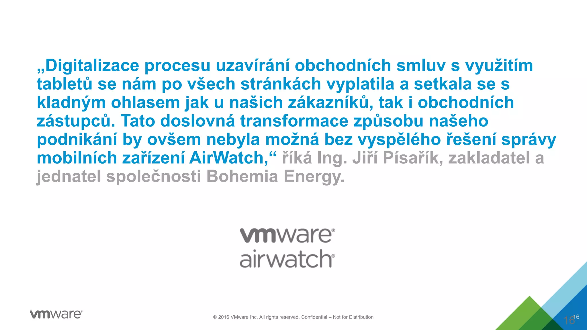 VMware Workspace ONE a VMware AirWatch (MDM) | PDF