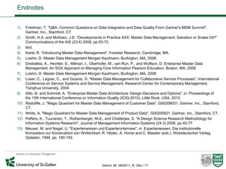 Strategic Business Requirements for Master Data Management Systems | PPTX