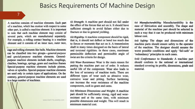 Principles of Machine Design Aesthetic & Ergonomic Consideration In ...