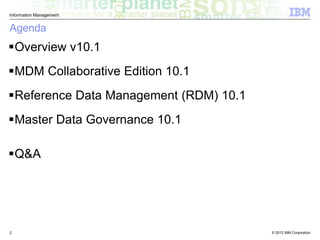 IBM MDM 10.1 What's New - Aomar Bariz | PPT