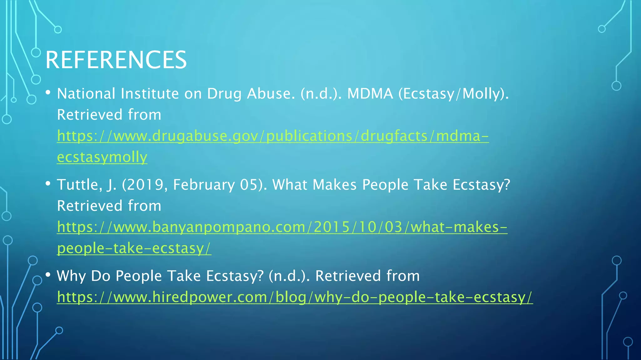 Mdma:ecstasy | PPTX
