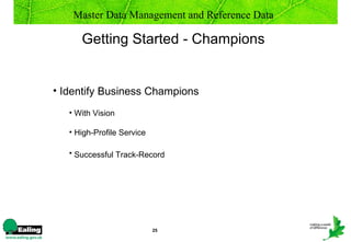 MDM and Reference Data | PPT