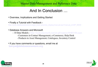 MDM and Reference Data | PPT
