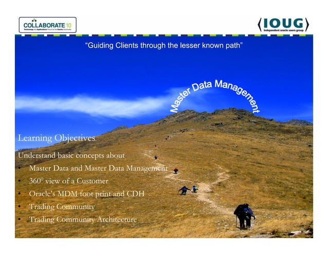 Master Data Management (MDM) 101 & Oracle Trading Community ...