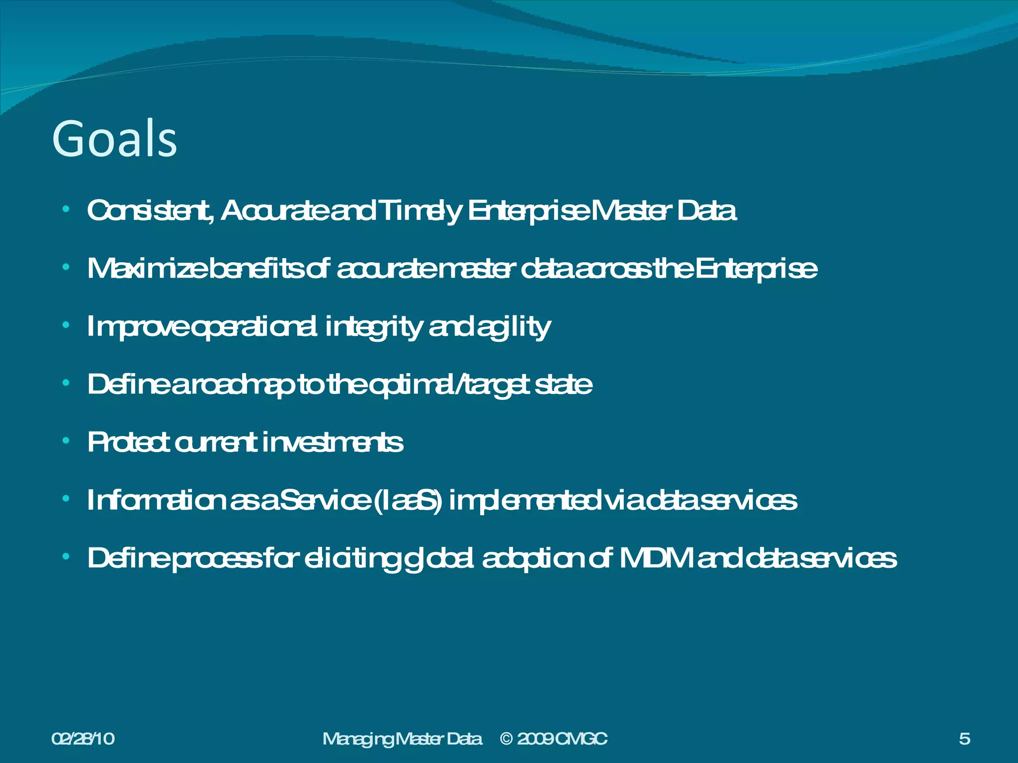 MDM Strategy & Roadmap | PPT | Databases | Computer Software and ...