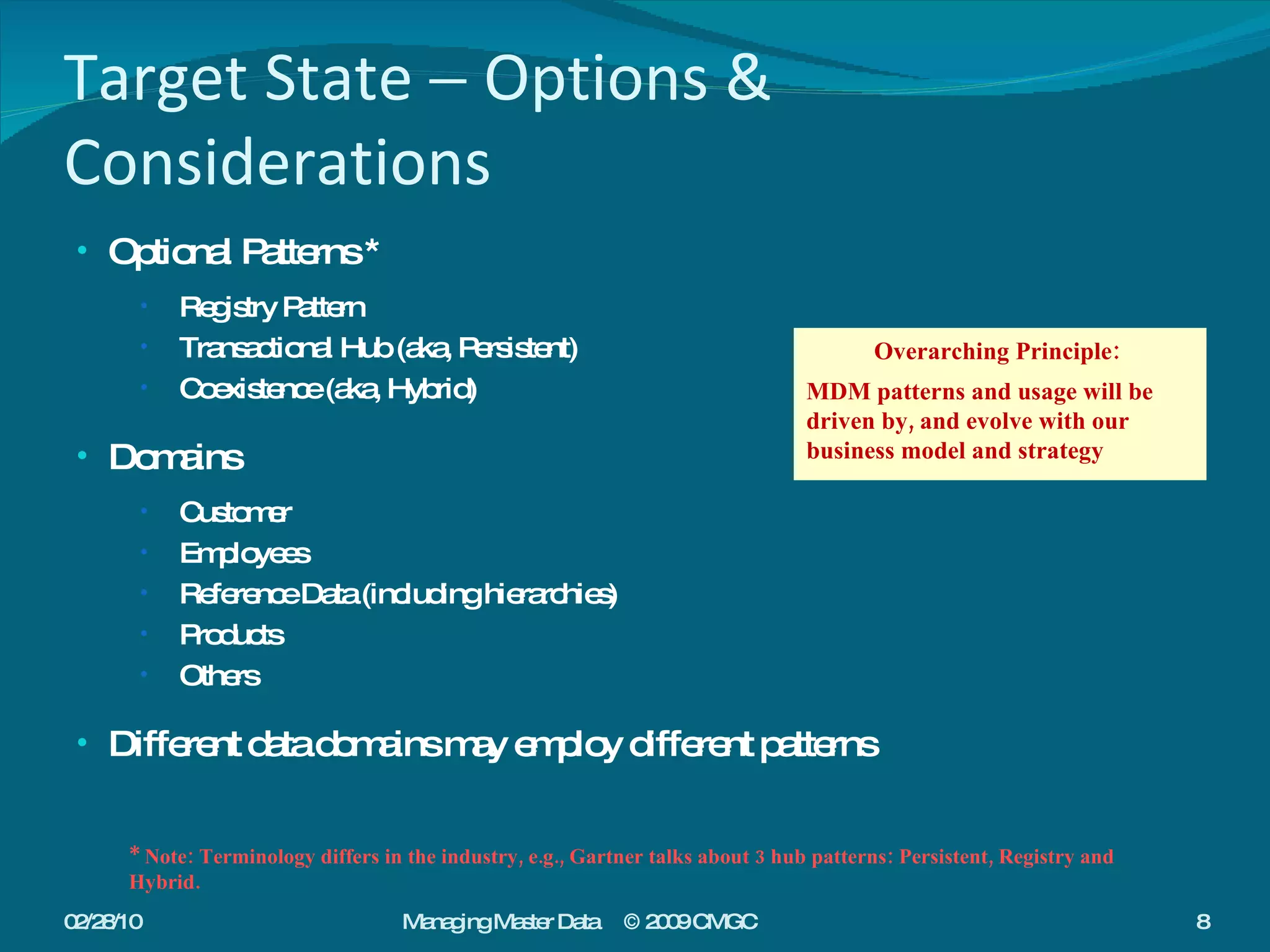 MDM Strategy & Roadmap | PPT