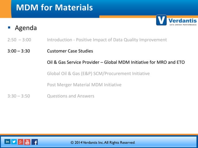 Mdm for materials –positive impact of data quality improvement | PPT