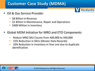 Mdm for materials –positive impact of data quality improvement | PDF
