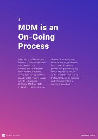 Master Data Management (MDM) for Mid-Market | PDF