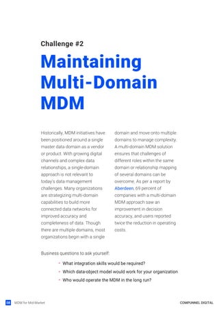 Master Data Management (MDM) for Mid-Market | PDF