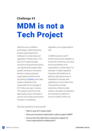 Master Data Management (MDM) for Mid-Market | PDF